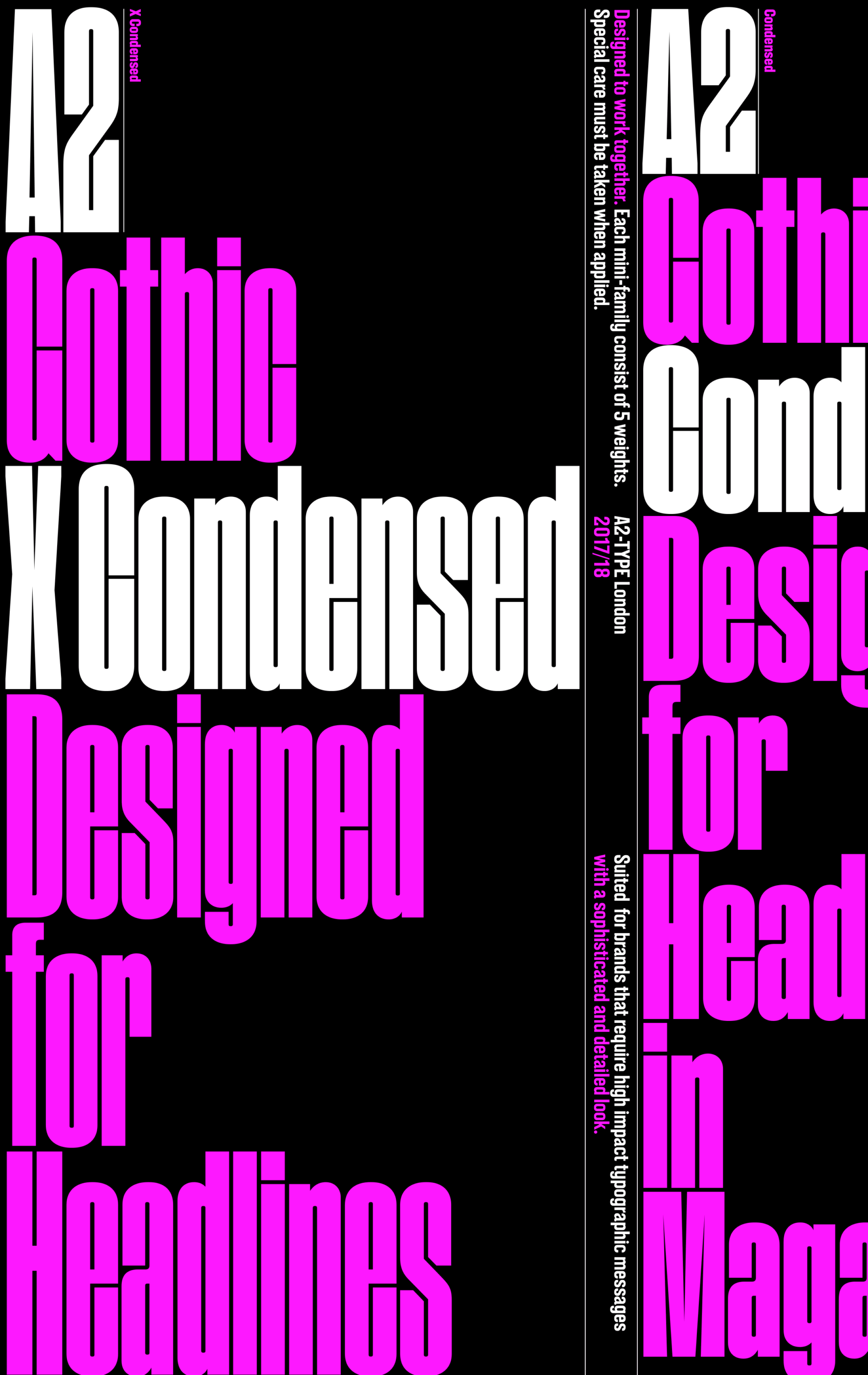 A2 Gothic X Condensed | A2-TYPE